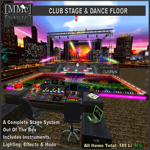 Second Life Marketplace - [MMc] Club Stage & Dance Floor